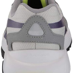 Reebok women's Lavante Terrain Running Shoe, Pure Grey/Yellow Flare, 8.5 US