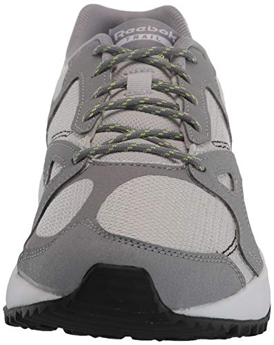 Reebok women's Lavante Terrain Running Shoe, Pure Grey/Yellow Flare, 8.5 US