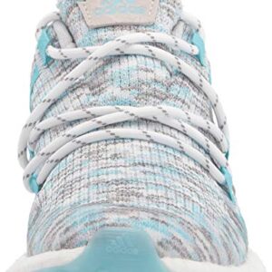 adidas Women's W Crossknit DPR Golf Shoe, White/Hazy Sky/Grey, 7.5 US