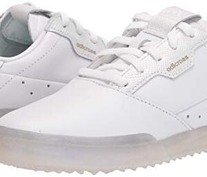 adidas womens Golf Shoe, White/White/Clear Mint, 7.5 US