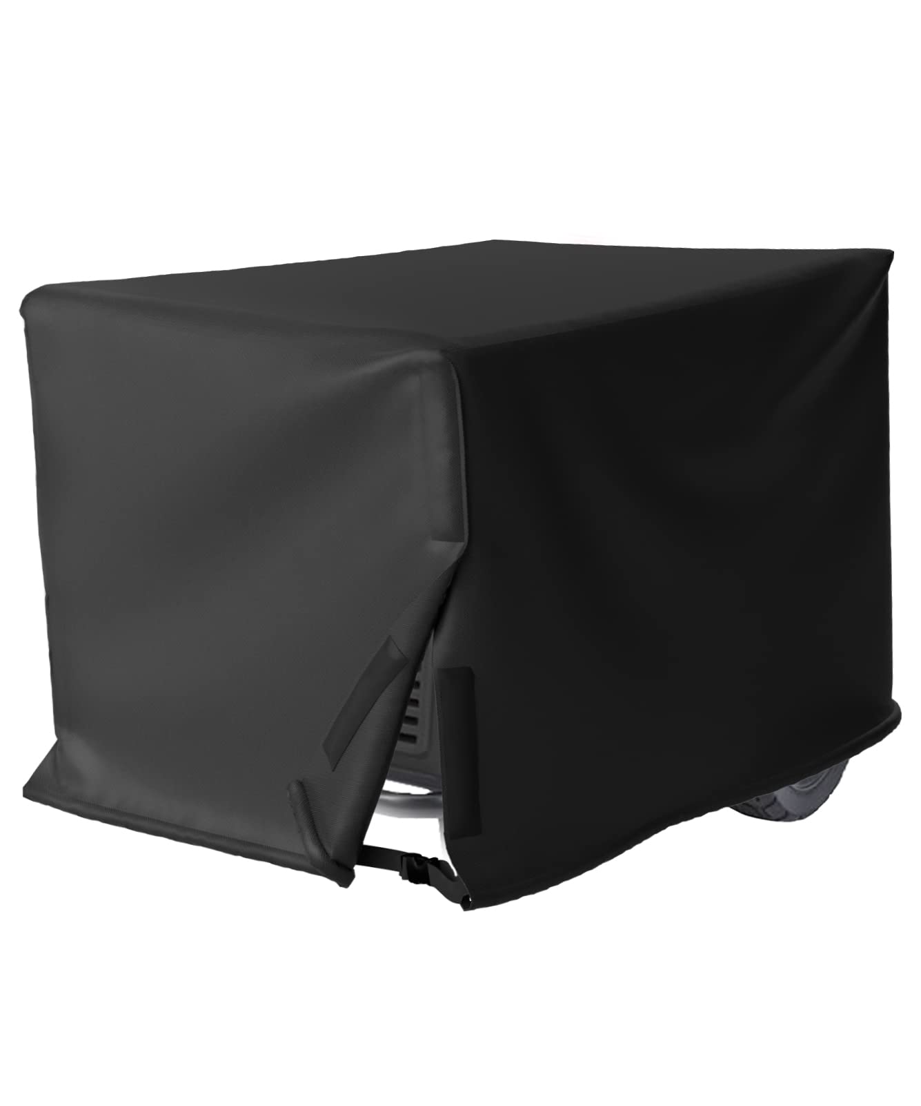 SHINESTAR Universal Generator Cover 26 x 20 x 20 inch - for 3000-5000 Watt Portable Generators, for Westinghouse, Champion, WEN, DuroMax and More, Heavy Duty Waterproof 600D Polyester, Black