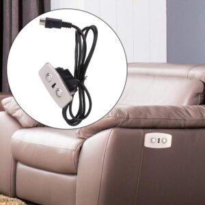 2 Button Lift Chair or Power Recliner Hand Control, Electric Sofa Recliner Chair Hand Controller with Dual USB Hand Control Recliner Replacement Parts