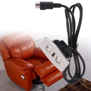 2 Button Lift Chair or Power Recliner Hand Control, Electric Sofa Recliner Chair Hand Controller with Dual USB Hand Control Recliner Replacement Parts