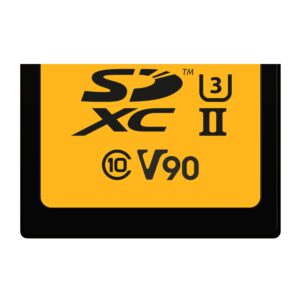 Kodak 128GB UHS-II U3 V90 Ultra Pro SDXC Memory Card - Up to 3000MB/s Read Speed and 270MB/s Write Speed