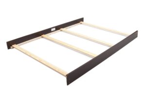 full size conversion kit bed rails for sorelle crib & changer combos (espresso, princeton crib & changer - model #1050)