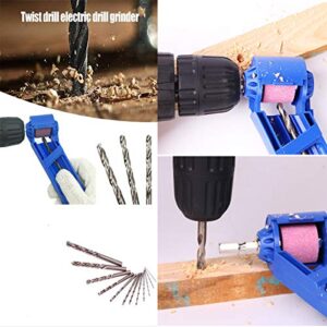 Drill Bit Sharpener Portable Diamond Drill Bit Sharpening Tool for Grinding Iron Drills Width Range 2-12.5mm（2 Pack)