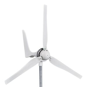 automaxx windmill 1500w 48v 60a wind turbine generator kit. includes mppt controller with app control, automatic and manual braking features, and spare blades set. simple diy installation