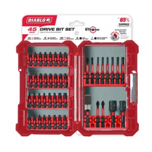 diablo by freud dsc-s45 45 pc screwdriving set (45-piece) multi, one size