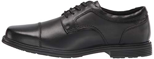 Rockport mens Rockport Men's Robinsyn Waterproof Cap Toe Oxford, Black, 13 US