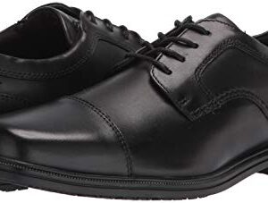 Rockport mens Rockport Men's Robinsyn Waterproof Cap Toe Oxford, Black, 13 US