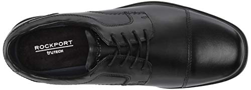 Rockport mens Rockport Men's Robinsyn Waterproof Cap Toe Oxford, Black, 13 US