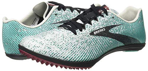 Brooks Women's Race Running Shoe, Grey Black Atlantis, 10