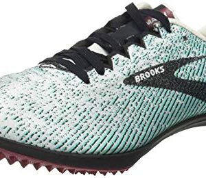 Brooks Women's Mach 19 Spikeless Running Shoe, Grey Black Atlantis, 8 UK