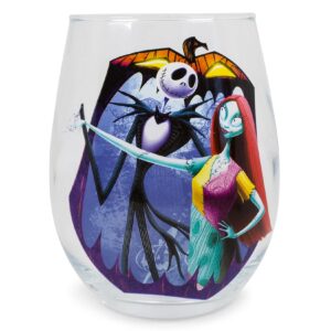 The Nightmare Before Christmas "Meant To Be" Stemless Glass | Holds 20 Ounces