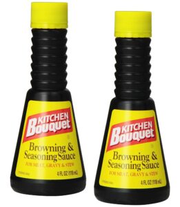 kitchen bouquet browning & seasoning sauce, 4 oz (2 pack)