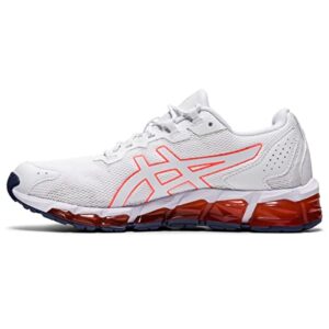 asics women's gel-quantum 360 6 shoes, 8, white/white