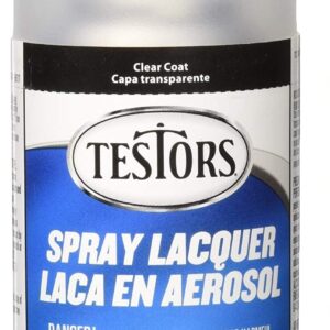 Testors Spray Enamel, Clear Dullcote Coat and Clear Glosscote Coat, Two 3oz Cans of Each with Make Your Day Paint Brushes