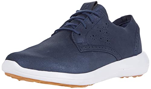 FootJoy Women's Flex LX Previous Season Style Golf Shoe, Blue Sparkle, 6.5