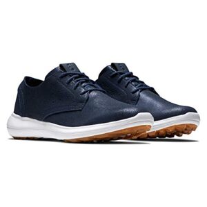 FootJoy Women's Flex LX Previous Season Style Golf Shoe, Blue Sparkle, 6.5