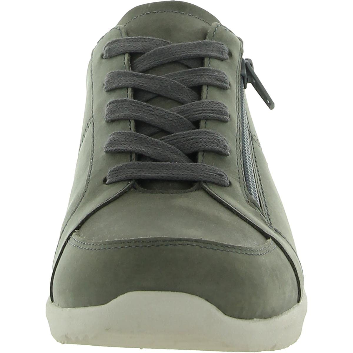 Vionic Abigail Women's Lace-up Arch Supportive Shoe Slate Grey Nubuck - 5 Medium