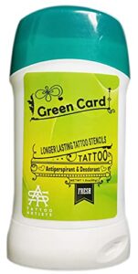 tattoo transfer stick, tattoo skin solution soap cream gel for transfer stickers paper machine stencils, temporary tattoo supplies accessories, clean dry protection antiperspirant deodorant; zyg