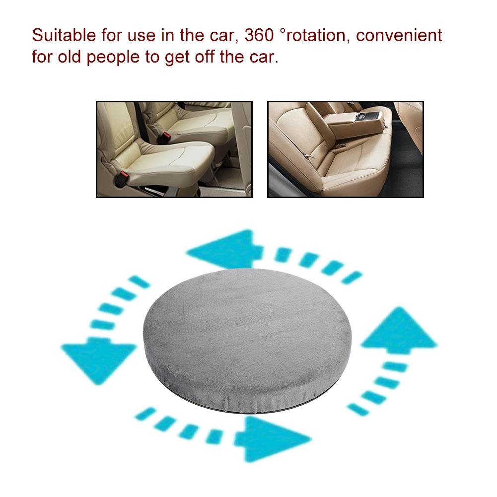 ANGGREK Office Home Use Rotating Car Swivel Seat Cushion Rotatory Chair Pad Skidproof Antiskid