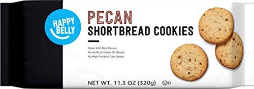 Amazon Brand - Happy Belly Pecan Shortbread, 11.3 ounce (Pack of 1)