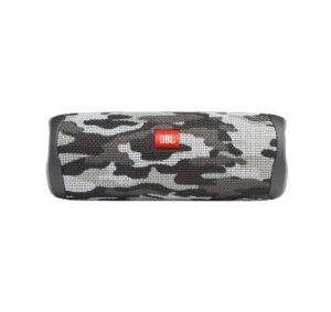 jbl flip 5 portable waterproof wireless bluetooth speaker - black camo (renewed)