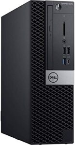 dell optiplex 5070 desktop computer - intel core i5-9500 - 16gb ram - 512gb ssd - small form factor -windows 10 pro (renewed)