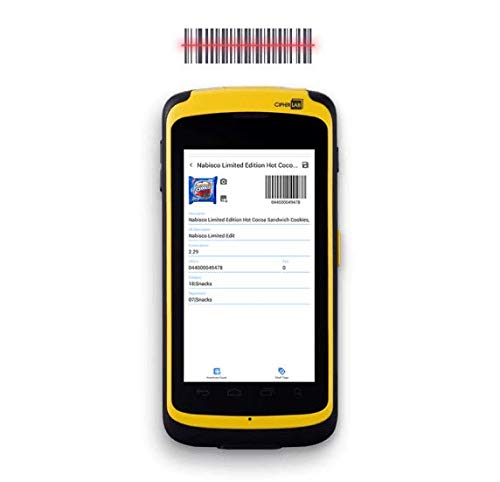 CipherLab RS51 Series Mobile Computer, 1D and 2D Barcode Scanner, RFID and NFC Applications, Wi-Fi and 4G LTE Connections, 4.7 Inch Display, Rechargeable and Replaceable Battery