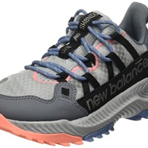 New Balance Women's DynaSoft Shando V1 Trail Running Shoe, Light Cyclone/Ocean Grey/Paradise Pink, 8.5