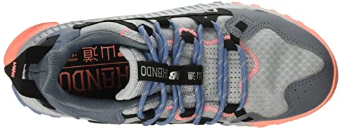 New Balance Women's DynaSoft Shando V1 Trail Running Shoe, Light Cyclone/Ocean Grey/Paradise Pink, 8.5