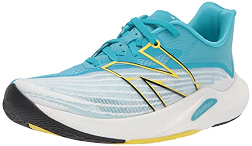 New Balance Women's FuelCell Rebel V2 Speed Running Shoe, White/Virtual Sky/Virtual Sky, 8