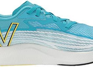 New Balance Women's FuelCell Rebel V2 Speed Running Shoe, White/Virtual Sky/Virtual Sky, 8