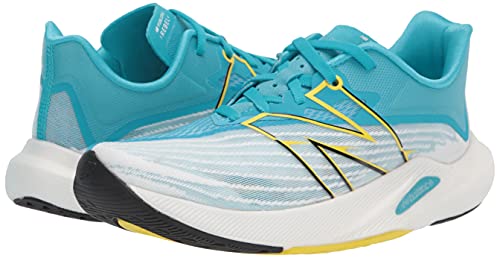 New Balance Women's FuelCell Rebel V2 Speed Running Shoe, White/Virtual Sky/Virtual Sky, 8