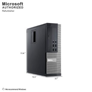 Dell Gaming 7020 SFF High Performance Desktop Computer, Core i7 4770 3.4GHz, NVIDIA GeForce GT 1030 2GB, 16GB RAM, 1TB SSD, DVDRW, HDMI, DVI, Keyboard, Mouse, WiFi, Windows 10 Professional (Renewed)