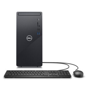 dell inspiron 3880 desktop computer - intel core i5 10th gen, 12gb memory, 512gb solid state drive, windows 10 pro, 2 year on-site (latest model) - black