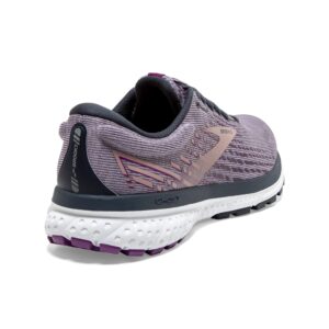 Brooks Women's Ghost 13 Running Shoe - Lavender/Ombre/Metallic - 9 Medium