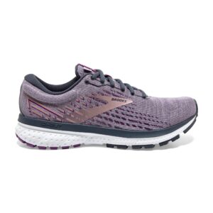 Brooks Women's Ghost 13 Running Shoe - Lavender/Ombre/Metallic - 9 Medium