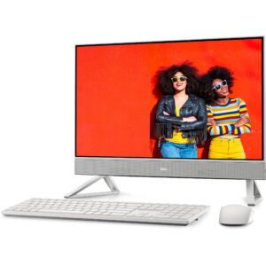 Dell 2023 Inspiron 24 5410 23.8" Touchscreen FHD All-in-One Desktop Computer, 12th Gen Intel 10 Cores i5-1235U, 16GB DDR4 RAM, 1TB PCIe SSD, WiFi 6, Bluetooth 5.2, pop-up Webcam, White, Windows 11