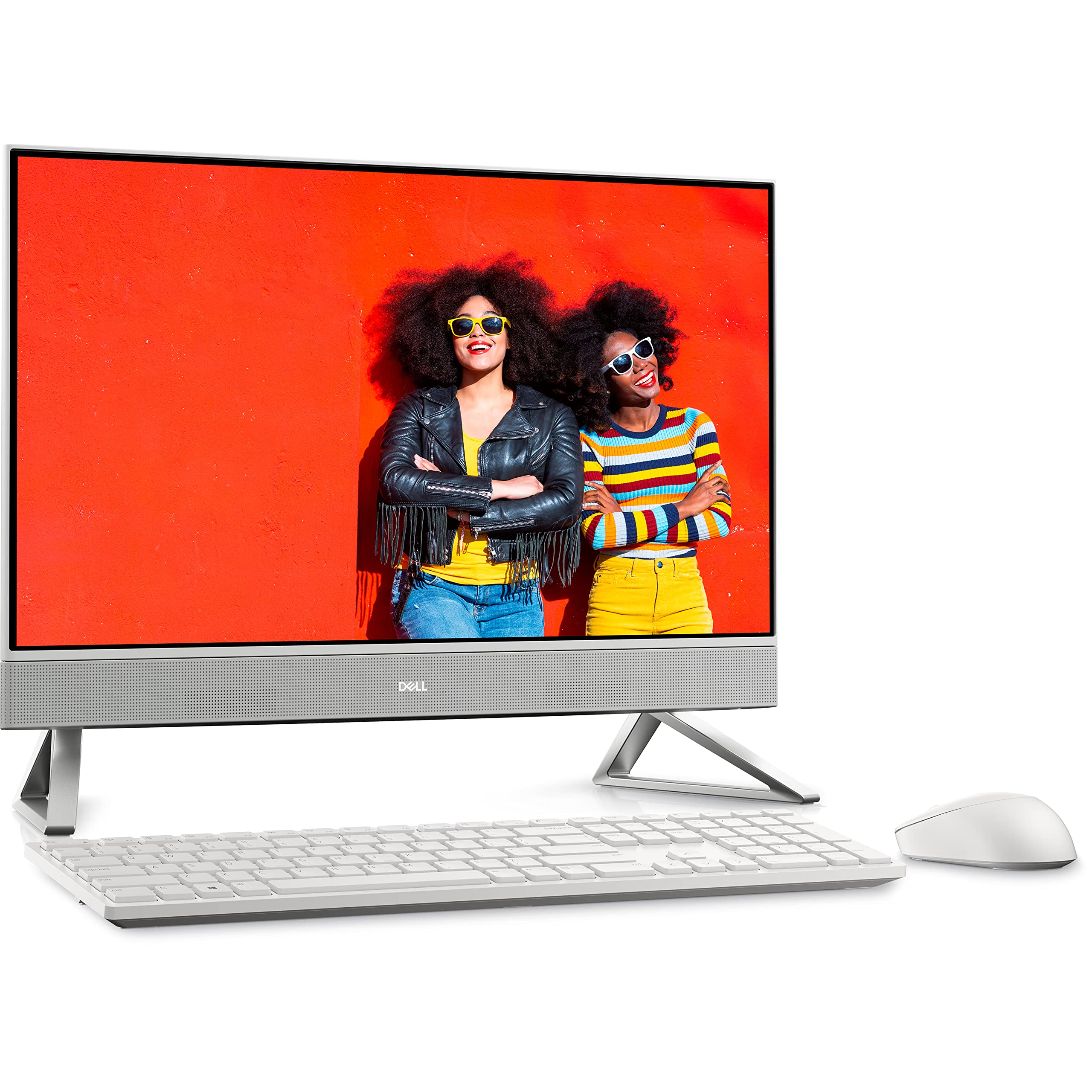 Dell 2023 Inspiron 24 5410 23.8" Touchscreen FHD All-in-One Desktop Computer, 12th Gen Intel 10 Cores i5-1235U, 16GB DDR4 RAM, 1TB PCIe SSD, WiFi 6, Bluetooth 5.2, pop-up Webcam, White, Windows 11