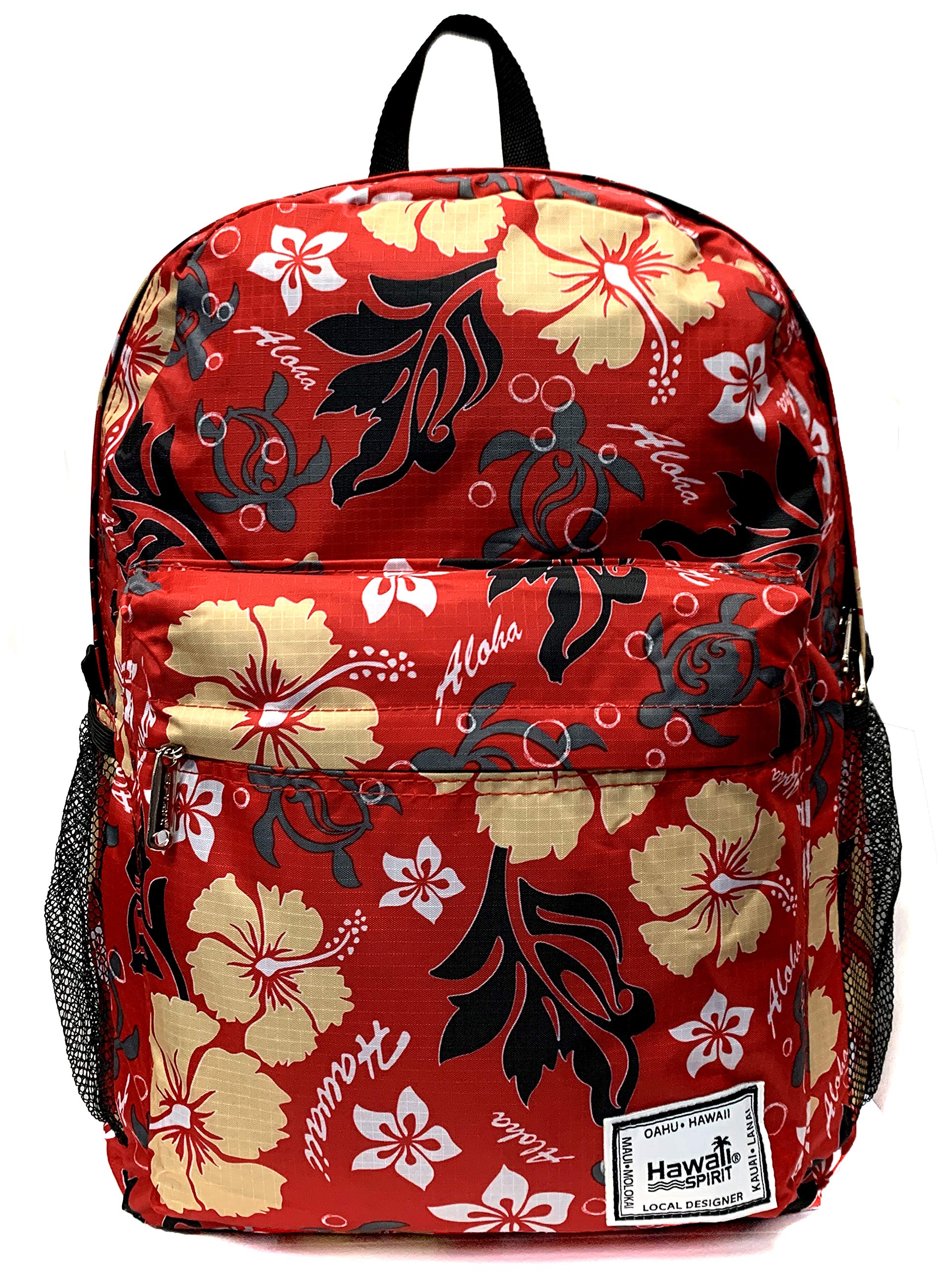 Hawaii Spirit Classic Backpack (Honu Family 2 - Red)