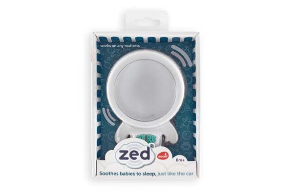 Zed by Rockit - Car Like Vibrations - Baby Sleep Aid - 6 Vibrating Modes and Soft Glow Night Light - Works on All Mattresses - Baby Soothing Machine - Helps Toddlers Sleep - Suitable from Birth