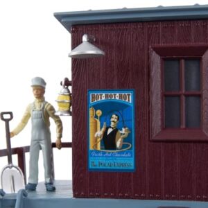 Lionel The Polar Express, Electric O Gauge Model Train Accessories, Barrel Shed (Non-Illuminated, Plastic Barrels, GL)