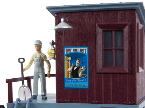 Lionel The Polar Express, Electric O Gauge Model Train Accessories, Barrel Shed (Non-Illuminated, Plastic Barrels, GL)