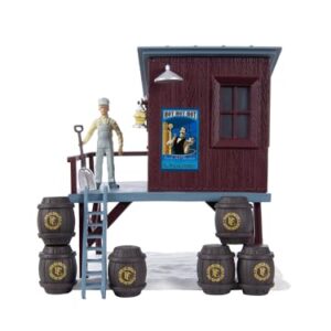 Lionel The Polar Express, Electric O Gauge Model Train Accessories, Barrel Shed (Non-Illuminated, Plastic Barrels, GL)