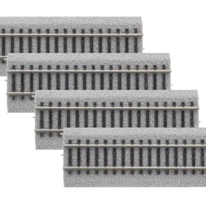 Lionel HO Gauge Track, 5" Straight MagneLock, 4-Pack