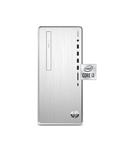 hp pavilion desktop, 10th gen intel core i3-10100 processor, 8 gb ram, 512 gb ssd, windows 11 (tp01-1030, silver)