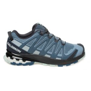 Salomon XA PRO 3D v8 Trail Running Shoes for Women, Ashley Blue/Ebony/Opal Blue, 9