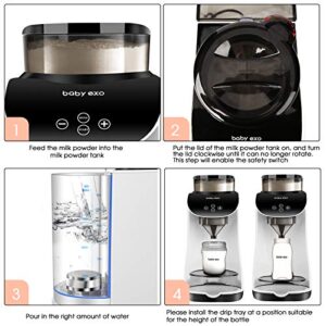 BabyEXO Formula Milk Dispenser, Automatic Electric Formula Mixer Warmer, Milking Machine for Baby - Easily Make Bottle with Automatic Powder Blending